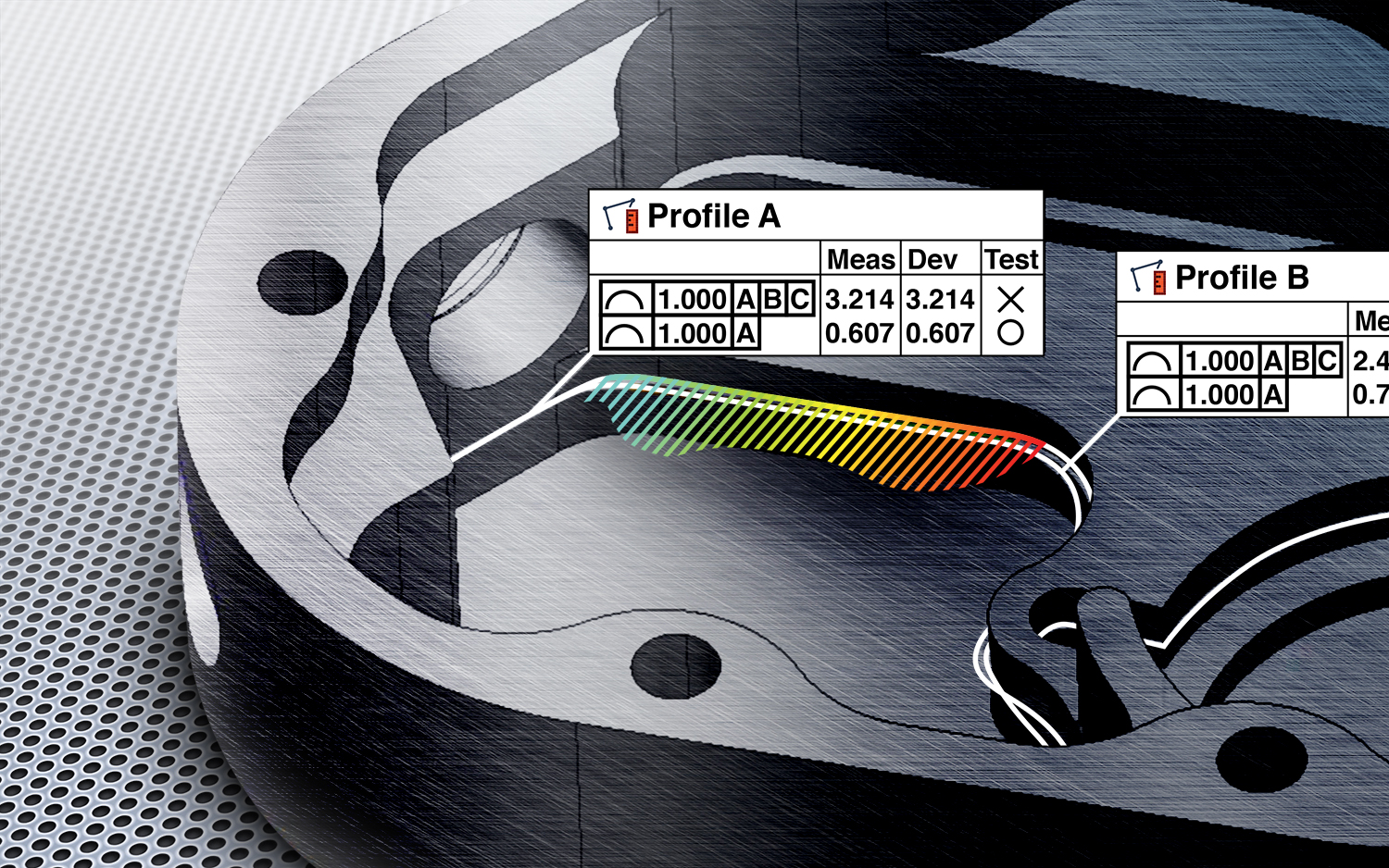 The Line Profile GD&T Tool Controls Part Cutouts | PolyWorks